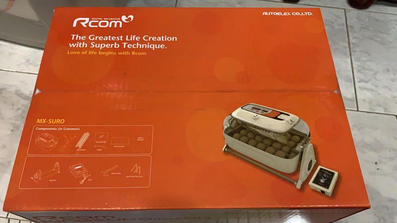 Rcom King Suro Max-20 Eggs Incubator, Pet Supplies, Homes & Other Pet ...