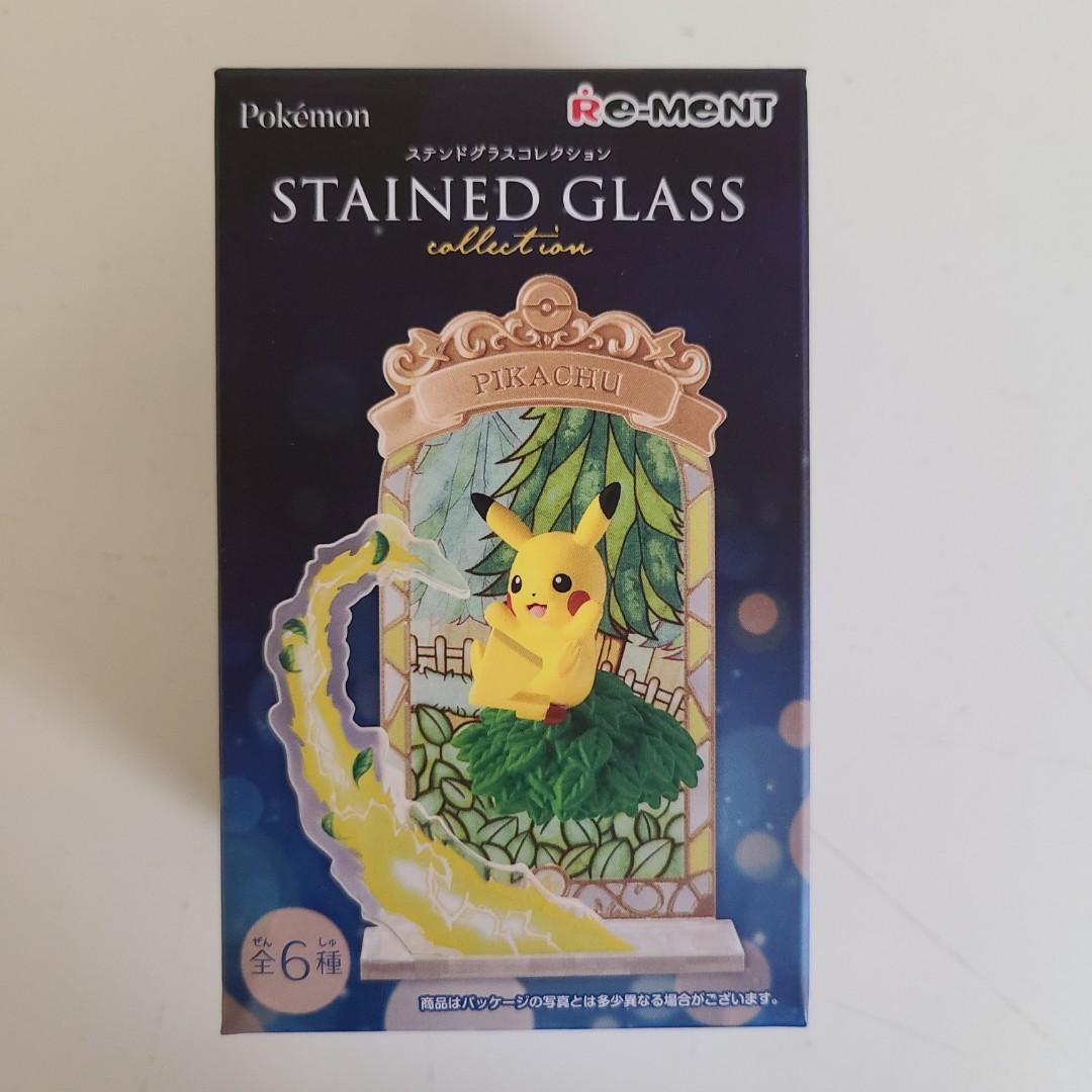 Re-ment Stained Glass Collection Pokemon 夢夢 Mew Pokémon 寵物小精靈 玻璃, 興趣及遊戲 ...
