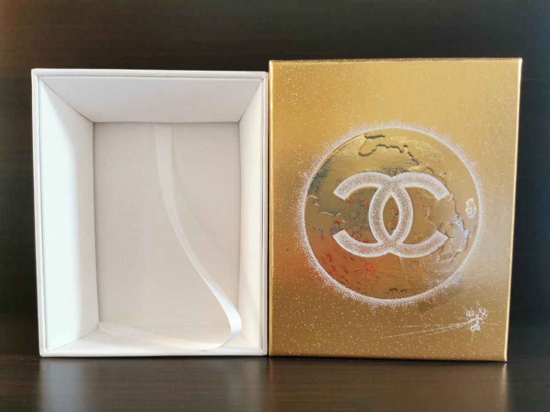 Chanel limited edition Gold gift box for perfume, Beauty & Personal ...
