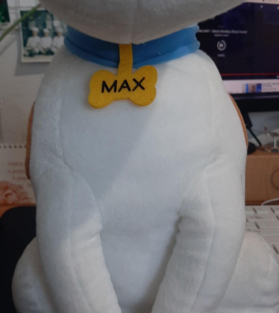 Secret life of pets Max stuffed toy, Hobbies & Toys, Toys & Games on ...