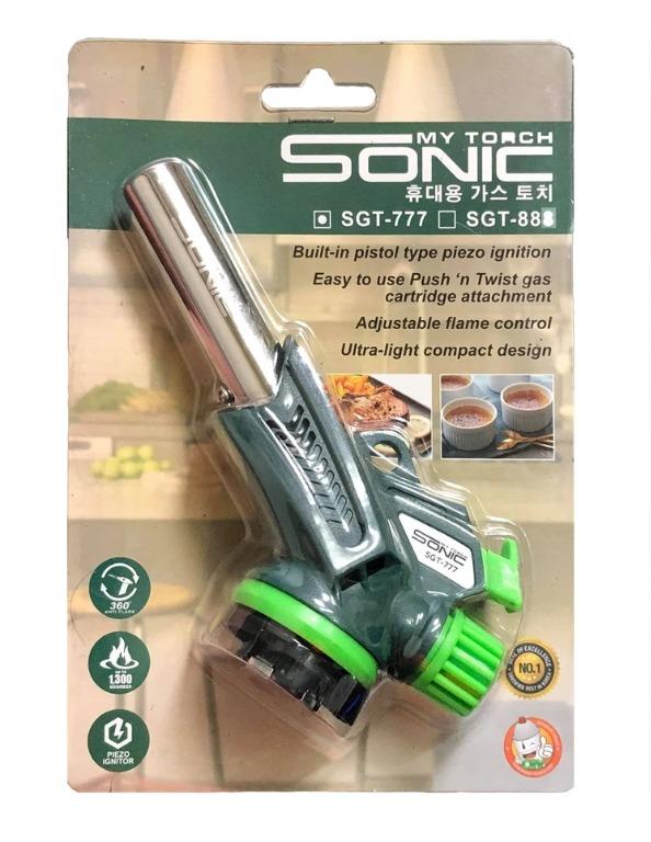 Sonic SGT-777 One Touch Butane Gas Torch, Commercial & Industrial ...