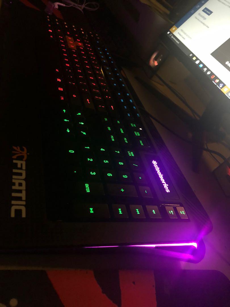 Steelseries Apex Fnatic Edition Gaming Keyboard, Computers & Tech ...