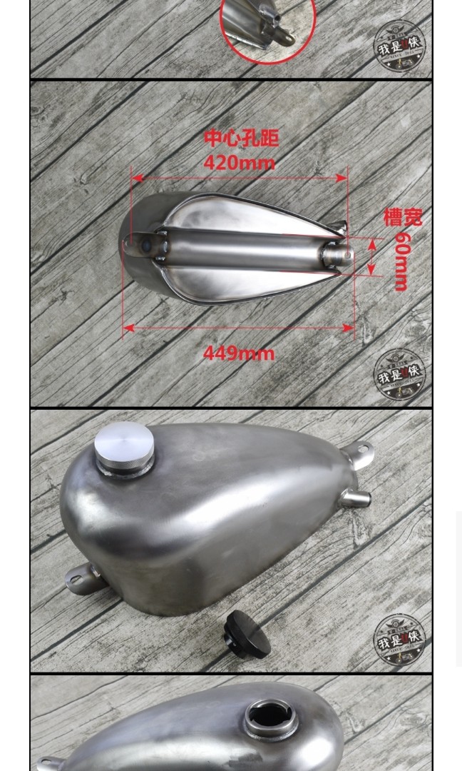 Tank chopper, bobber custom, Motorbikes on Carousell