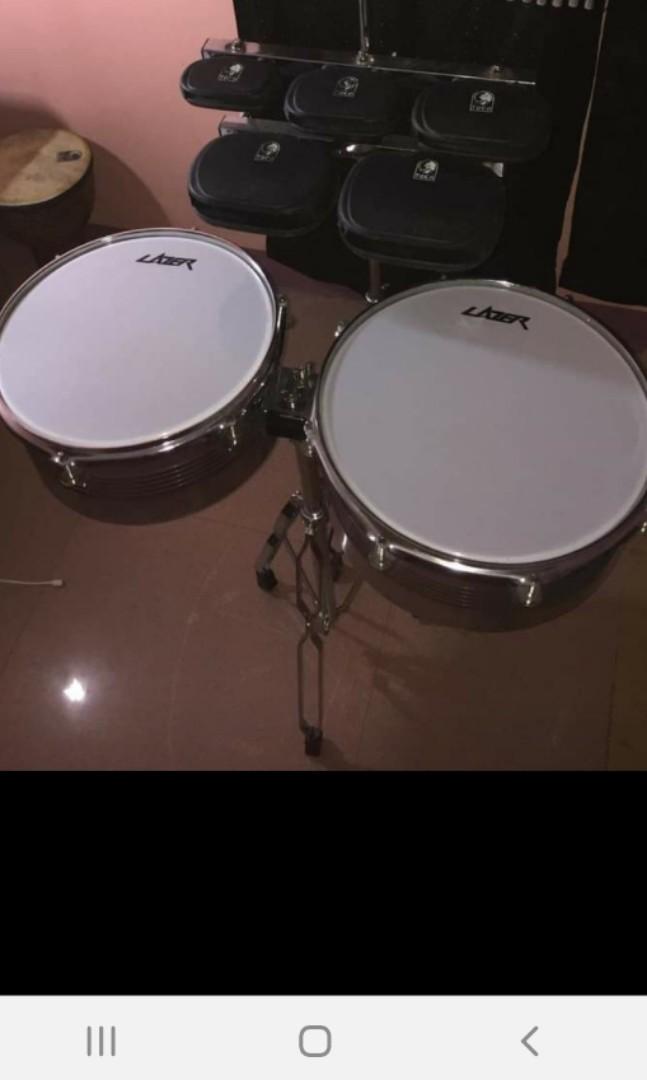 Timbale x blocks, Hobbies & Toys, Music & Media, CDs & DVDs on Carousell