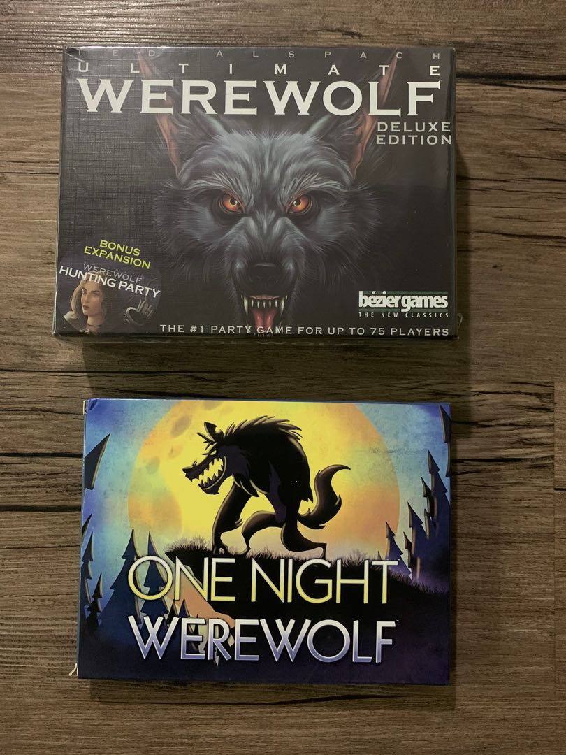 Ultimate Werewolf deluxe edition and One Night Werewolf, Hobbies & Toys ...