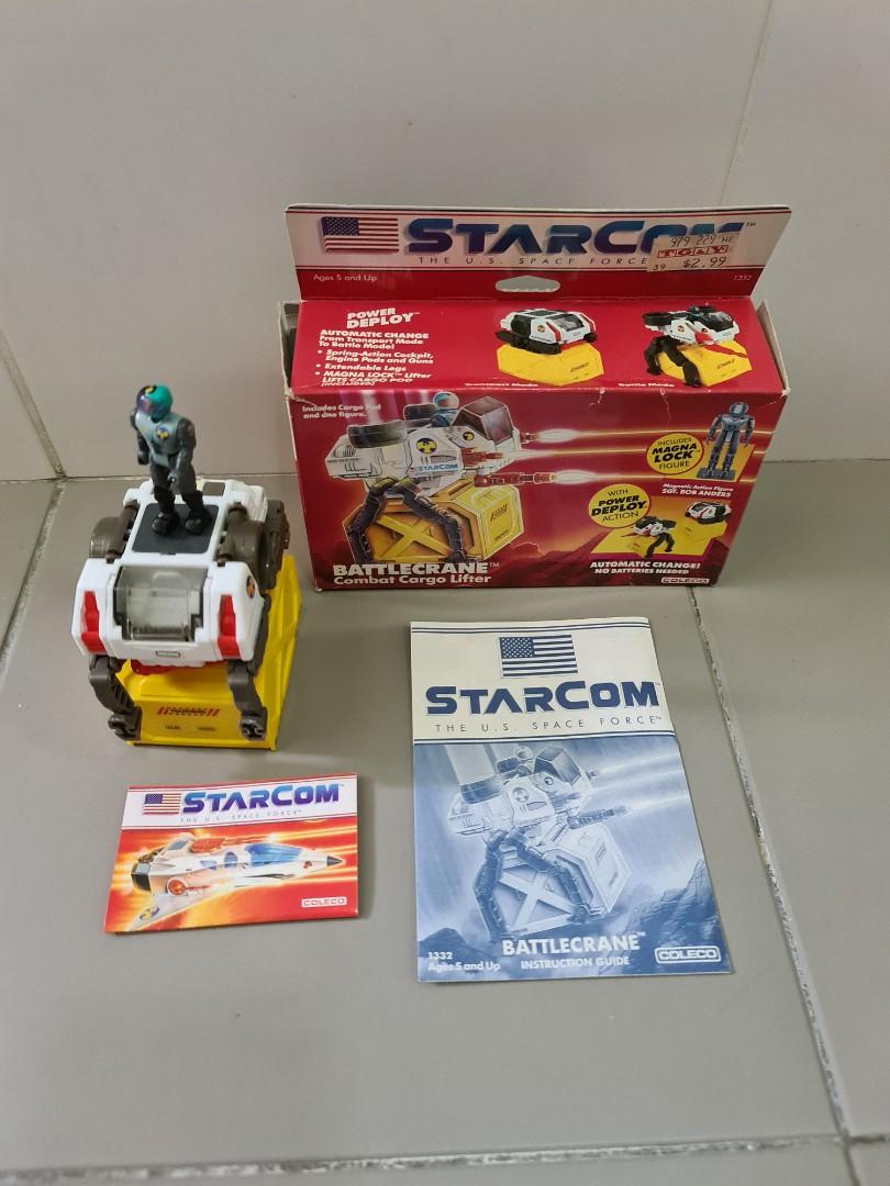 Vintage Coleco Starcom Battle Crane complete with box and paperwork ...