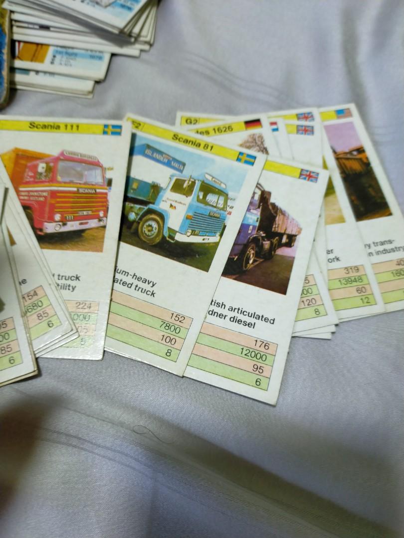 Vintage top trumps card truck edition complete, Vintage & Collectibles ...