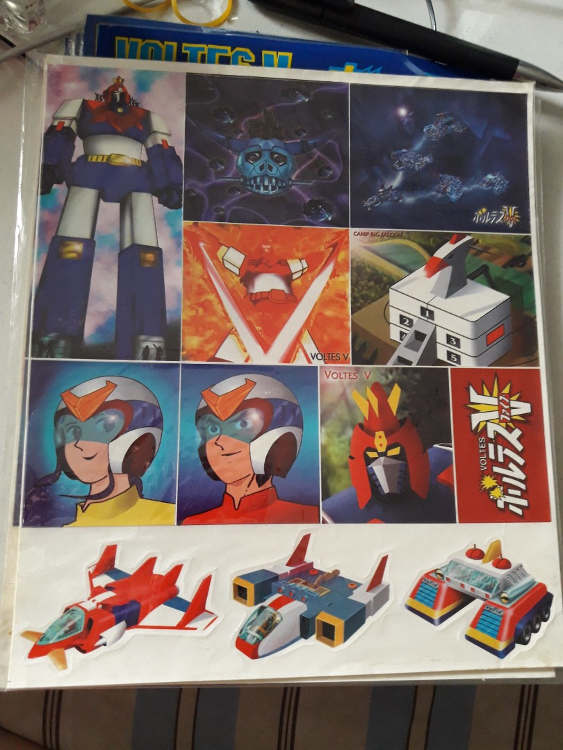 Voltes v vintage sticker, Hobbies & Toys, Toys & Games on Carousell