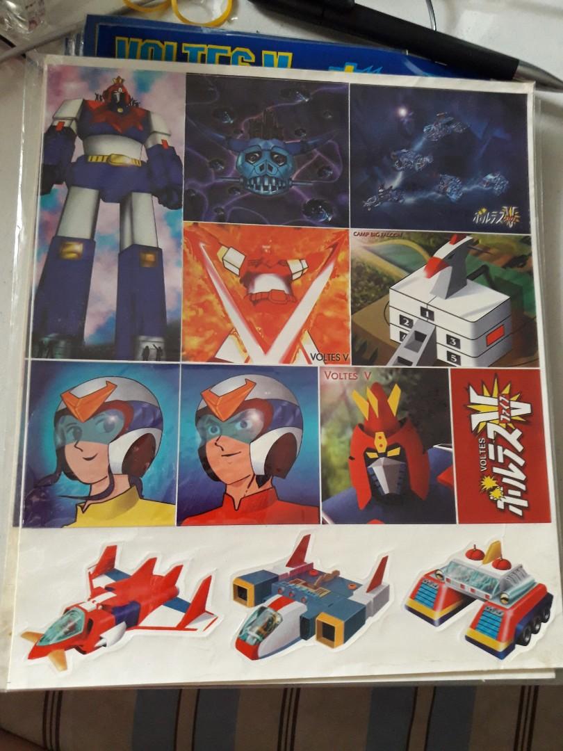 Voltes v vintage sticker, Hobbies & Toys, Toys & Games on Carousell