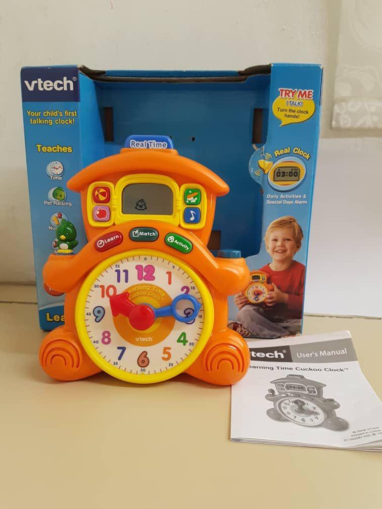 VTech Learning Time Cuckoo Clock toy, Hobbies & Toys, Toys & Games on ...