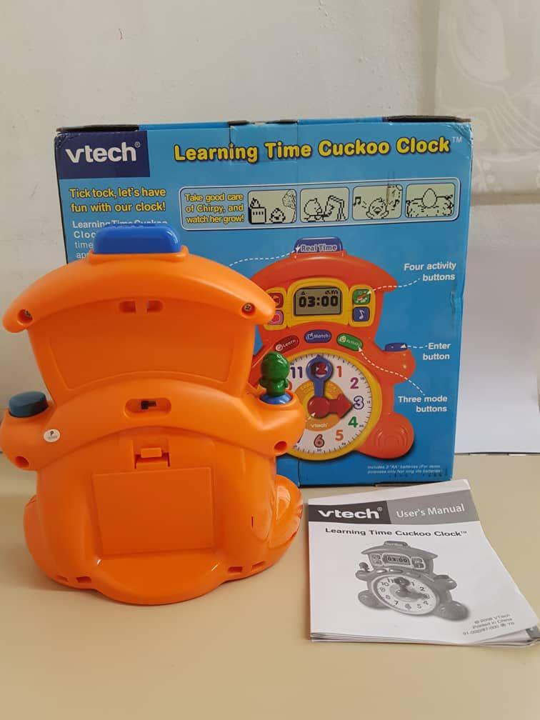 VTech Learning Time Cuckoo Clock toy, Hobbies & Toys, Toys & Games on ...
