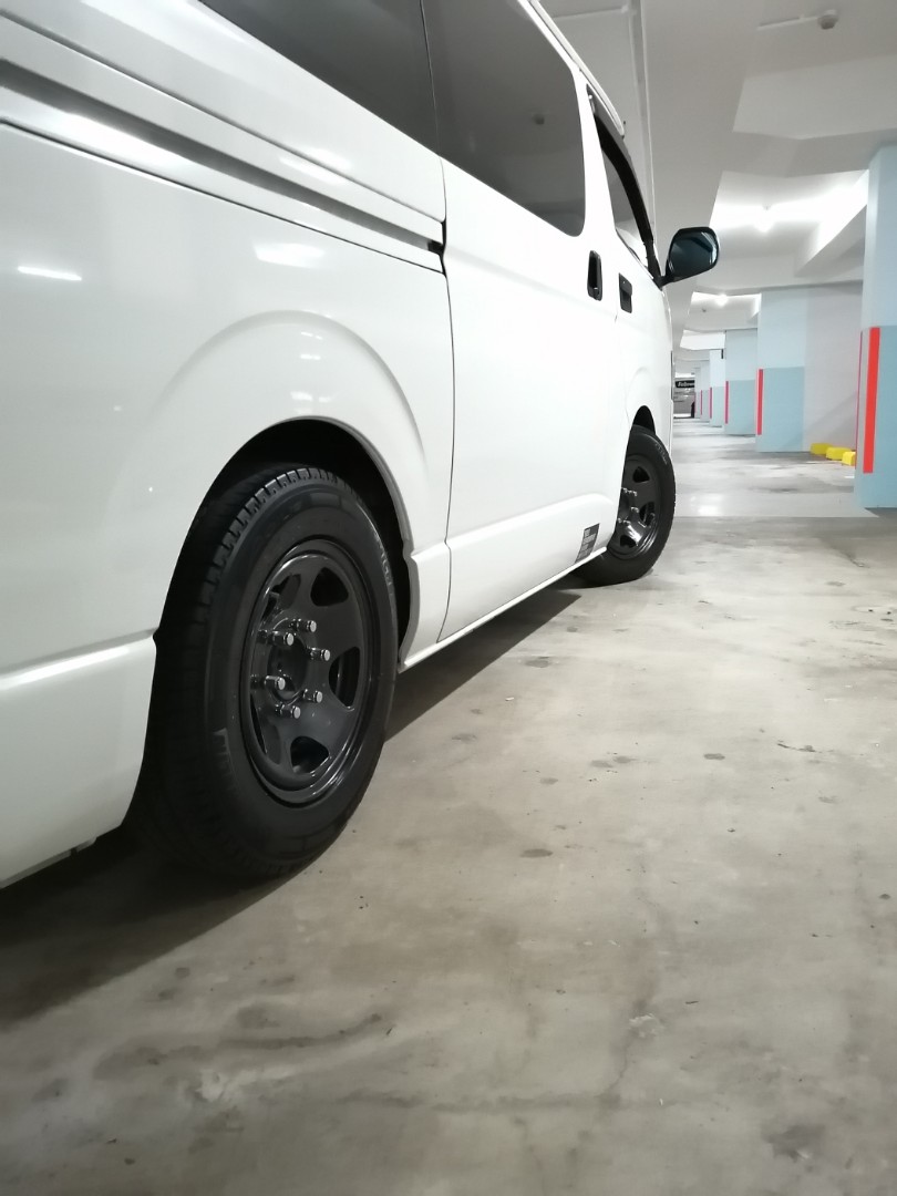 15" Steel rim for Toyota Hiace with Tyre, Car Accessories, Tyres & Rims ...
