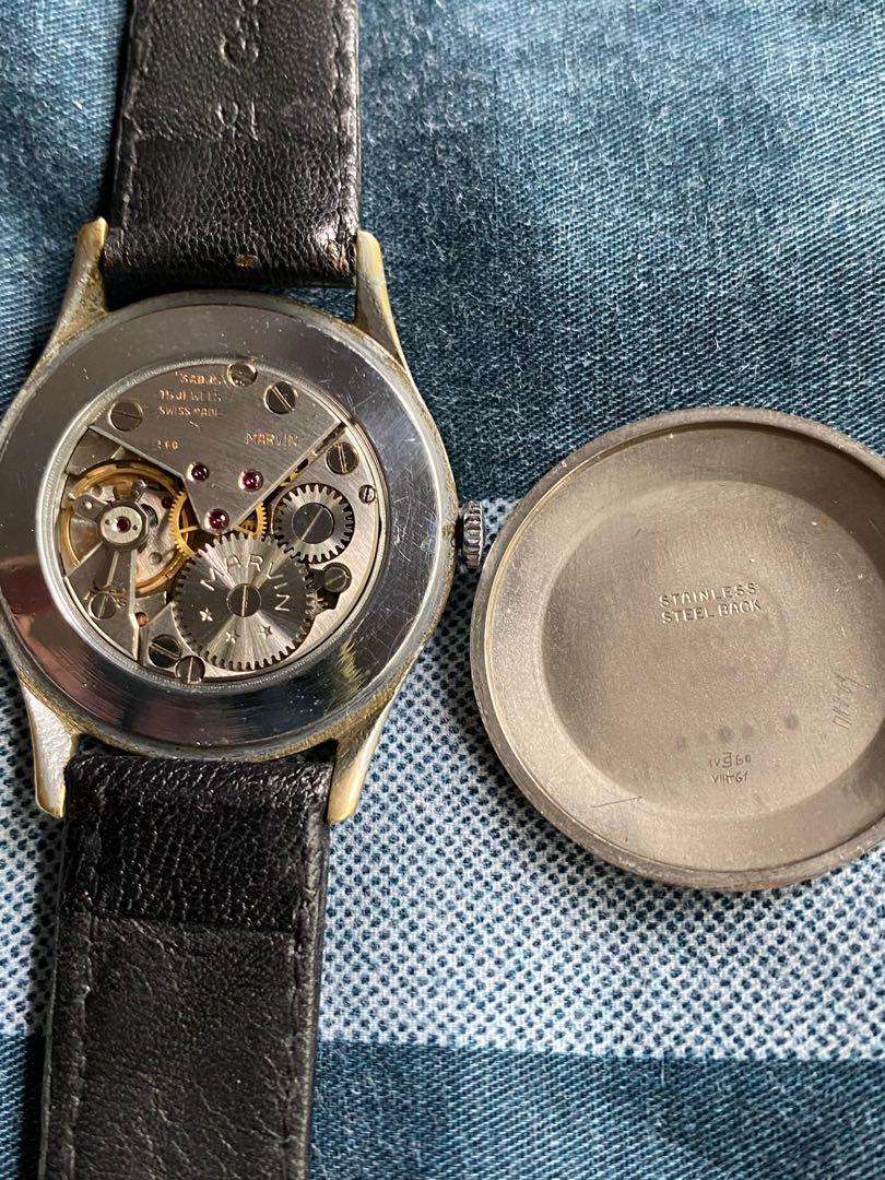 1950s Swiss Marvin gents handwind er cal 560, Men's Fashion, Watches & Accessories, Watches on ...