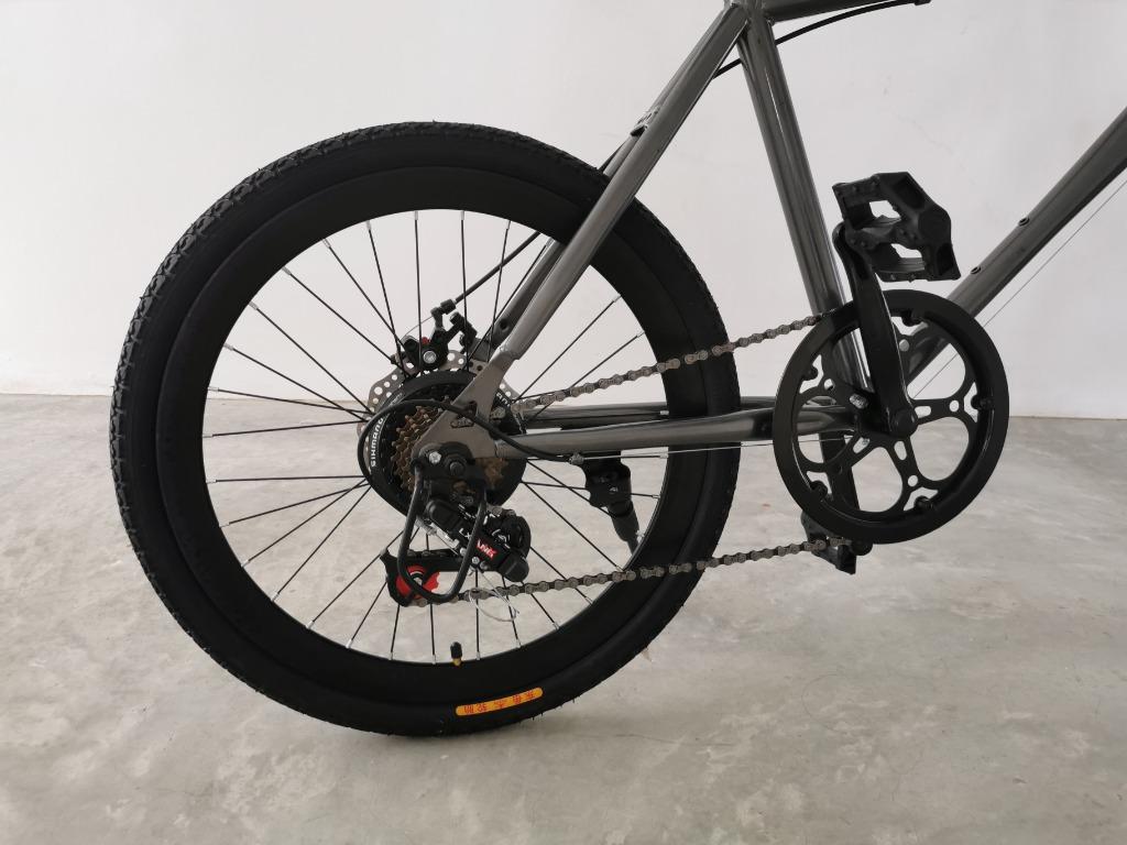 22in Mini velo bicycle with 7 speed gear/ disc brakes and suspension ...