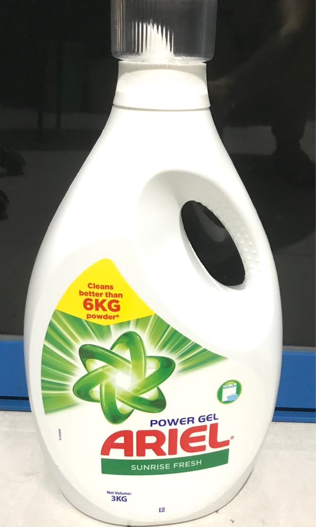 3kg Ariel Power Gel Sunrise Fresh Laundry Liquid Detergent, Furniture ...