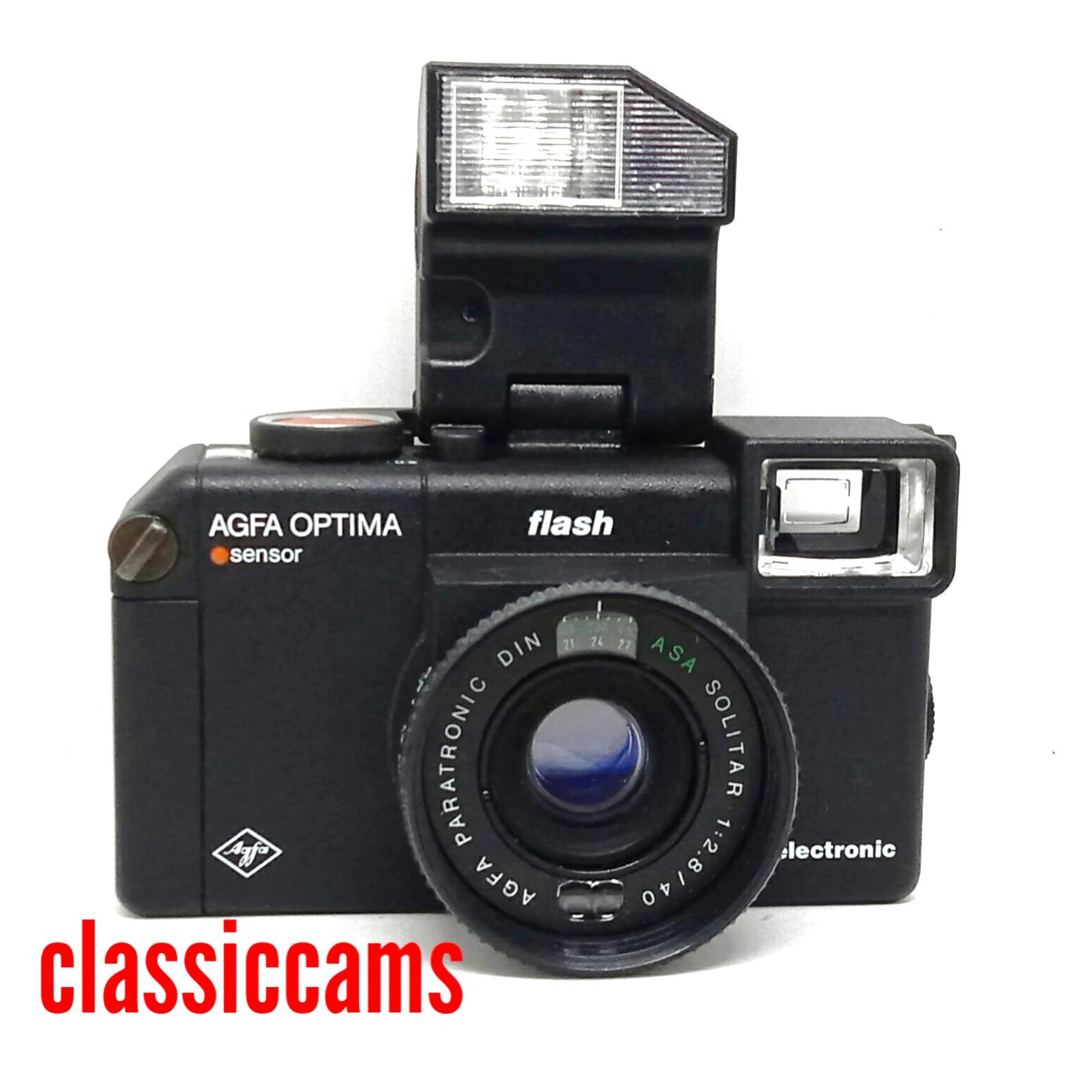 Agfa Optima Sensor Flash Film Camera, Photography, Cameras, Digital ...