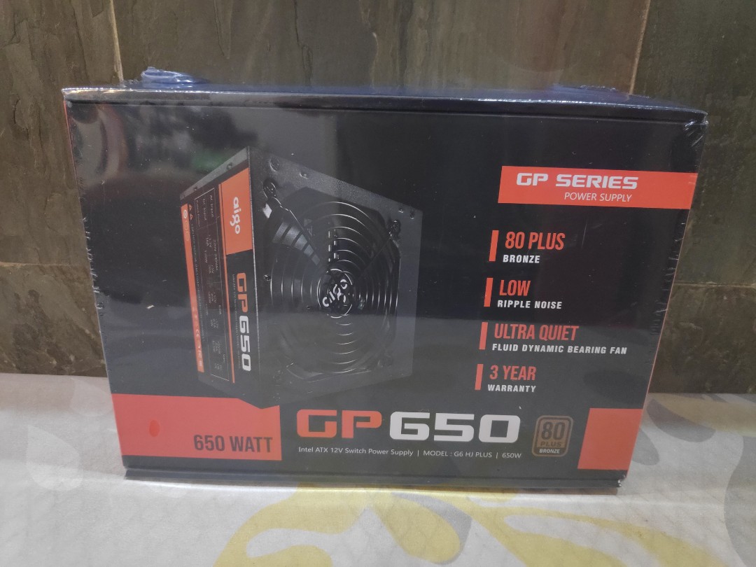 Aigo GP650 650W 80+ Bronze PSU, Computers & Tech, Parts & Accessories ...