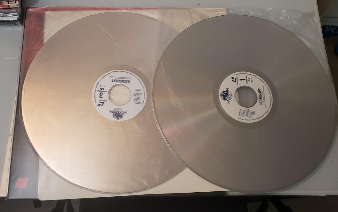 BACK DRAFT 烈火雄心 鐳射影碟 LD 雙碟 9500款碟 電影 演唱會 聽歌 CD VCD DVD BLU-RAY任你揀!, 興趣及遊戲, 收藏品及紀念品, 明星周邊 - Carousell