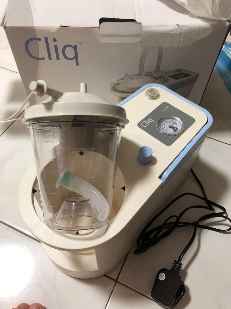 Cliq Aspirator phlegm suction machine, Health & Nutrition, Assistive ...