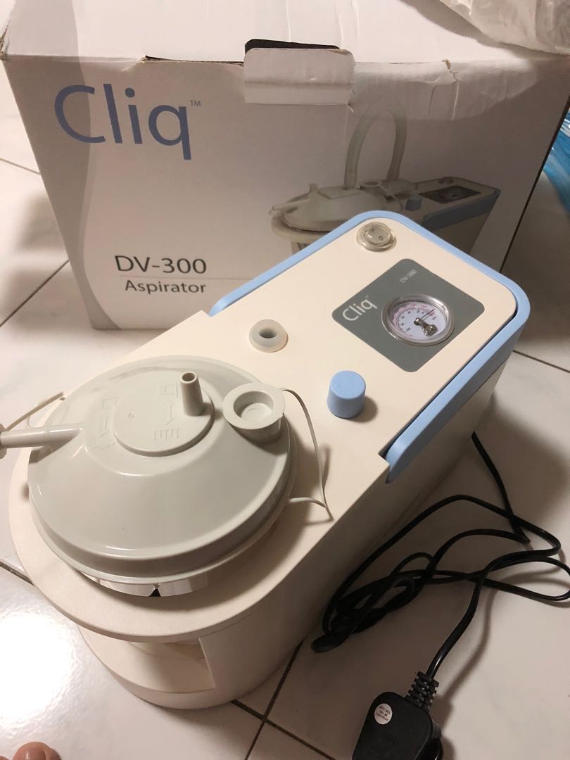 Cliq Aspirator phlegm suction machine, Health & Nutrition, Assistive ...