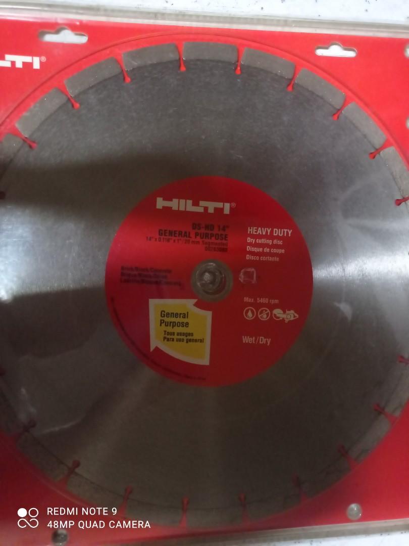 Concrete Saw: HILTI DS KC62 14'', Commercial & Industrial, Construction ...
