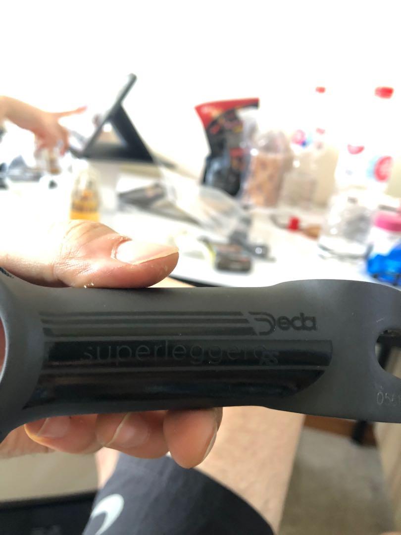 Deda superleggero RS stem 100mm / Deda rhm 02 alloy handlebar, Sports ...