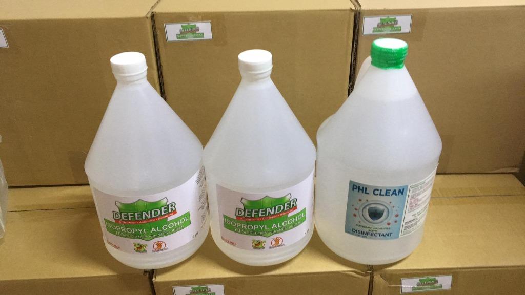 Defender 70% Ethyl, Isopropyl Alcohol & PHL Disinfectant, Beauty ...
