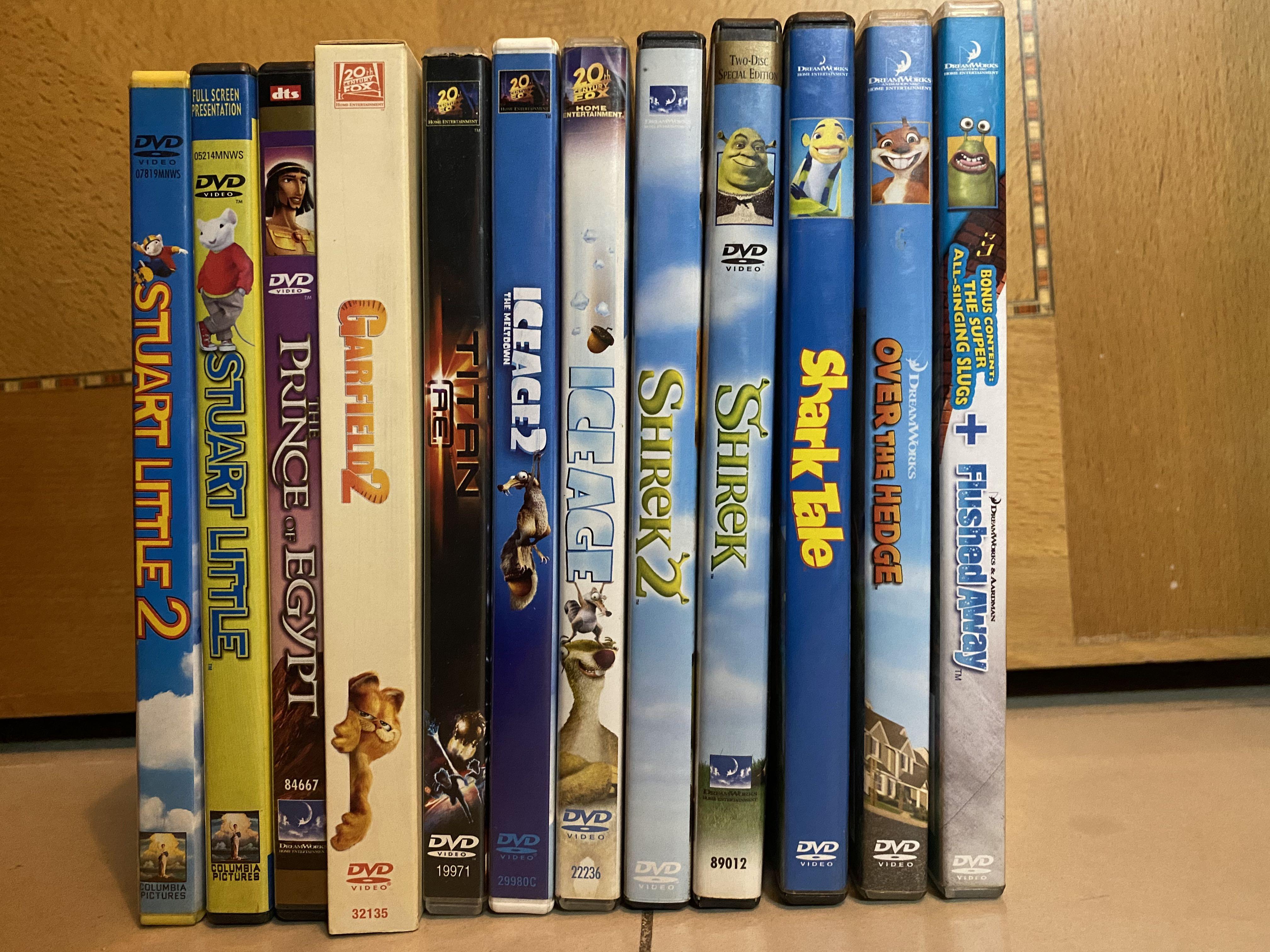 Dreamwork & 20th century fox DVD, 興趣及遊戲, 收藏品及紀念品, 明星周邊 - Carousell