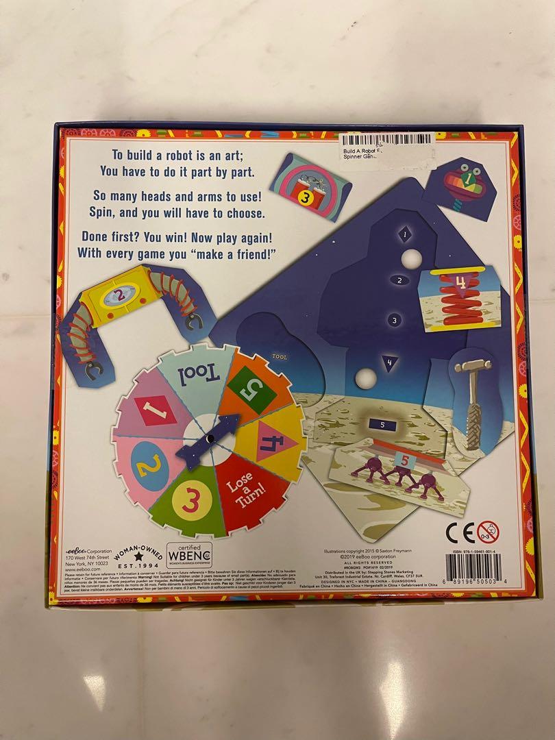 eeBoo Build A Robot Puzzle Spinner Game *New*, Hobbies & Toys, Toys ...