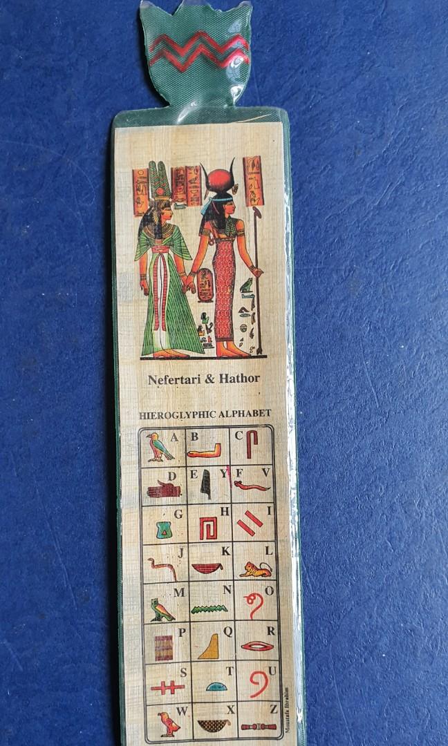 Egyptian bookmark, Hobbies & Toys, Stationery & Craft, Stationery ...