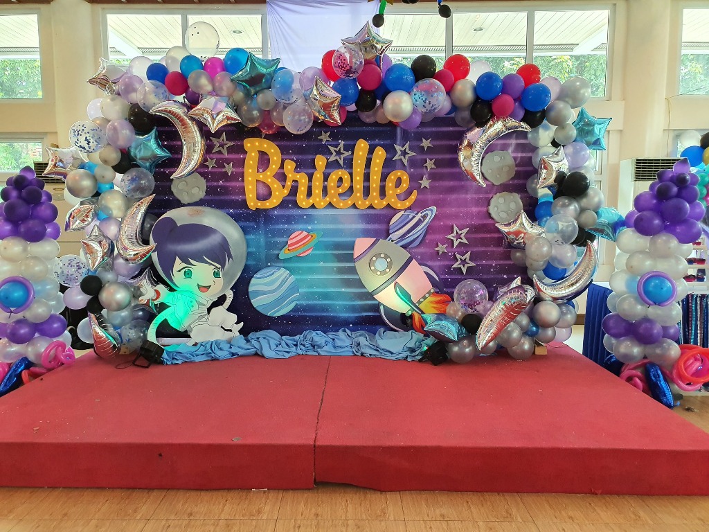 FOR SALE: OUTER SPACE STYRO/TARP BACKDROP SET (NAME NOT INCLUDED ...