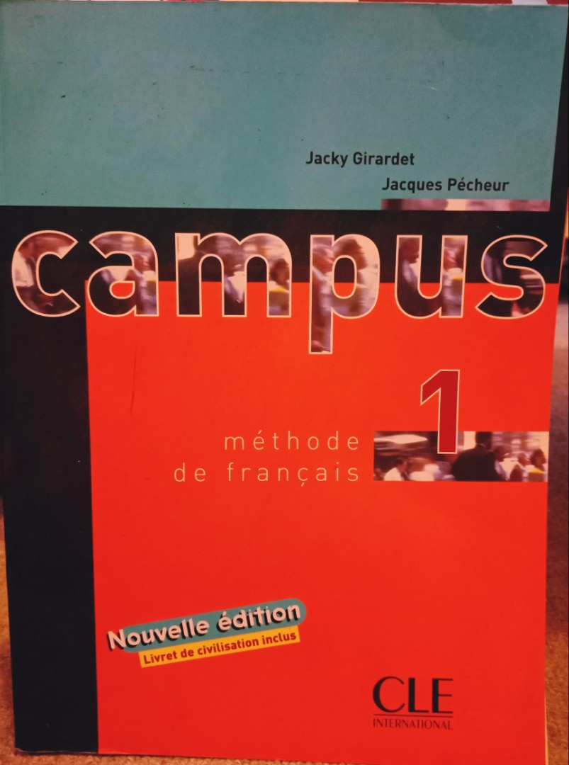 French textbook (campus 1 by CLE International), Hobbies & Toys, Books ...