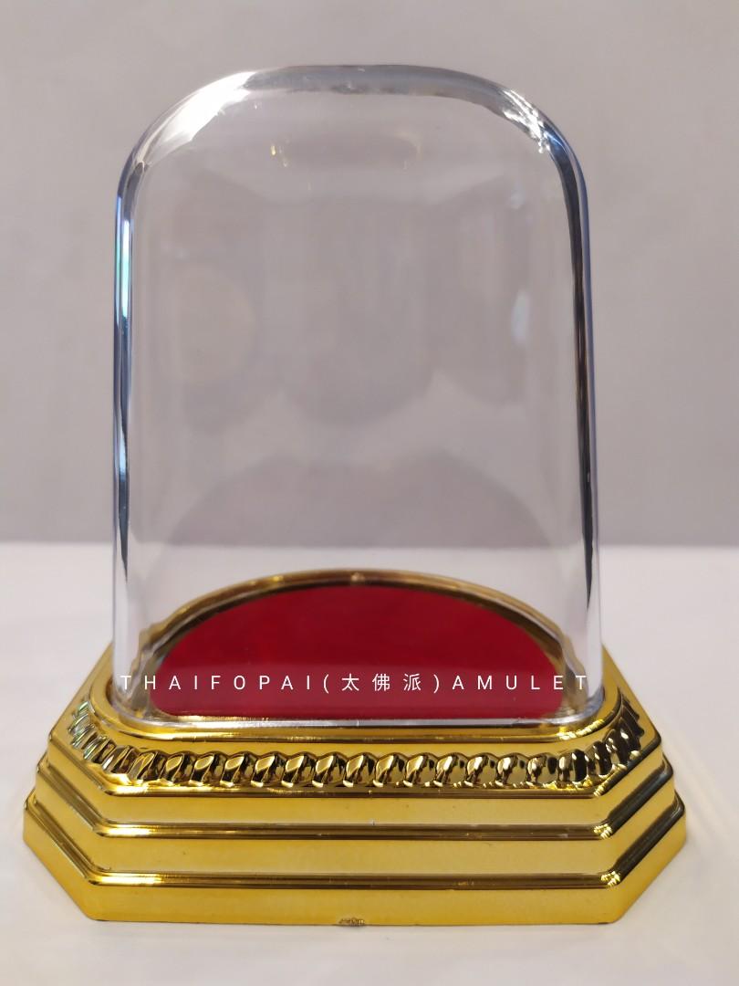 Gold Base Mini Bucha Looplor Loop Lor Amulet Display Stand Box with ...