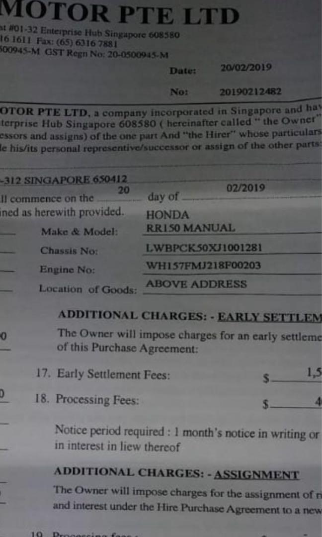 Honda RR150, Motorcycles, Motorcycles for Sale, Class 2B on Carousell