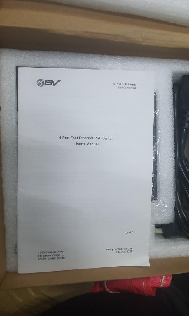 Igv 6 port POE switch, TV & Home Appliances, Electrical, Adaptors ...