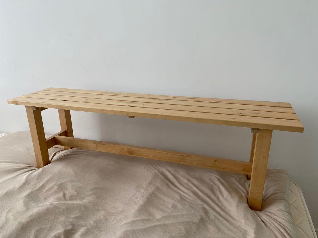 IKEA Bench, Furniture & Home Living, Furniture, Tables & Sets on Carousell