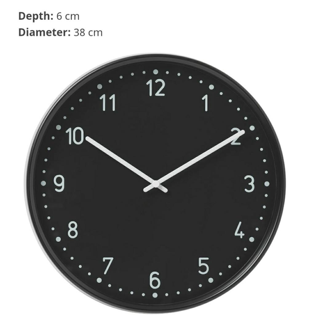 IKEA Wall Clock, Furniture & Home Living, Home Decor, Wall Decor on ...