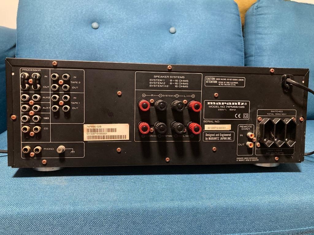 Marantz PM-68 Integrated Amplifier, Audio, Other Audio Equipment on ...