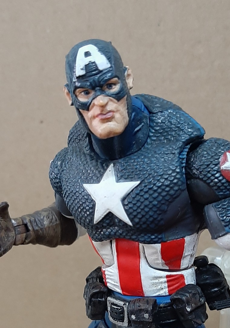 Marvel Legends CLASSIC Ultimate CAPTAIN AMERICA Avengers Toy biz Action ...
