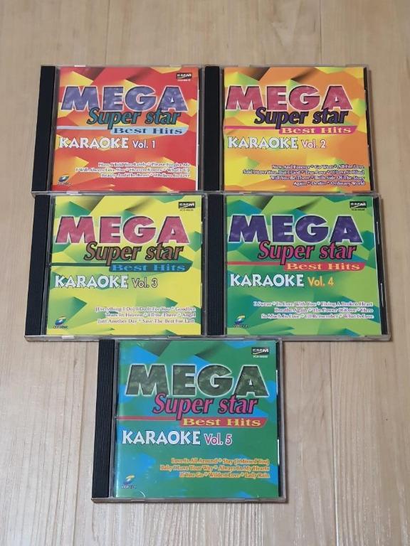 Mega Super Star Best Hits Karaoke Vol. 1-5, Karaoke VCD, Hobbies & Toys, Music & Media, CDs ...