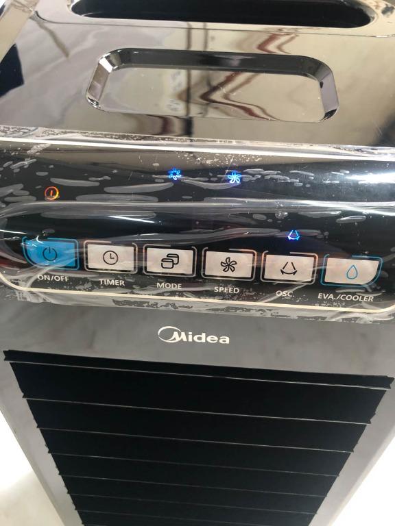 MIDEA Air Cooler MAC-106A-BK 6L, TV & Home Appliances, Air Purifiers ...