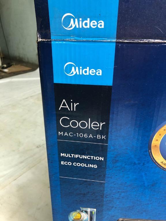 MIDEA Air Cooler MAC-106A-BK 6L, TV & Home Appliances, Air Purifiers ...