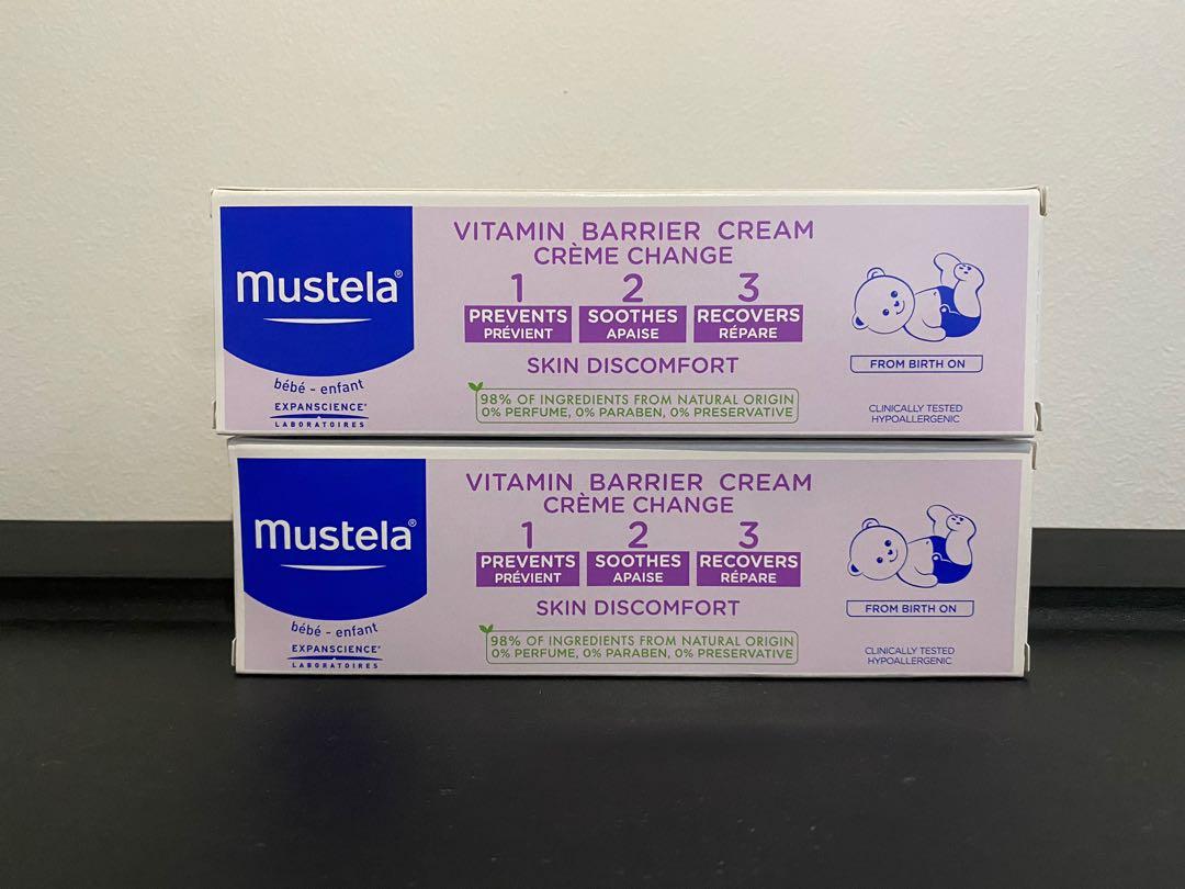 Mustela Vitamin Barrier Diaper Rash Cream 123, Beauty & Personal Care ...
