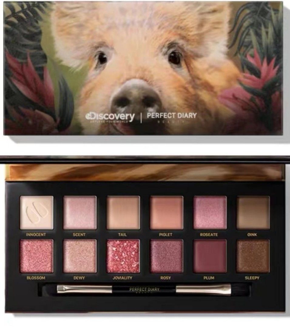 PERFECT DIARY EXPLORER EYESHADOW PALETTE (01 PIGGY), Beauty & Personal ...
