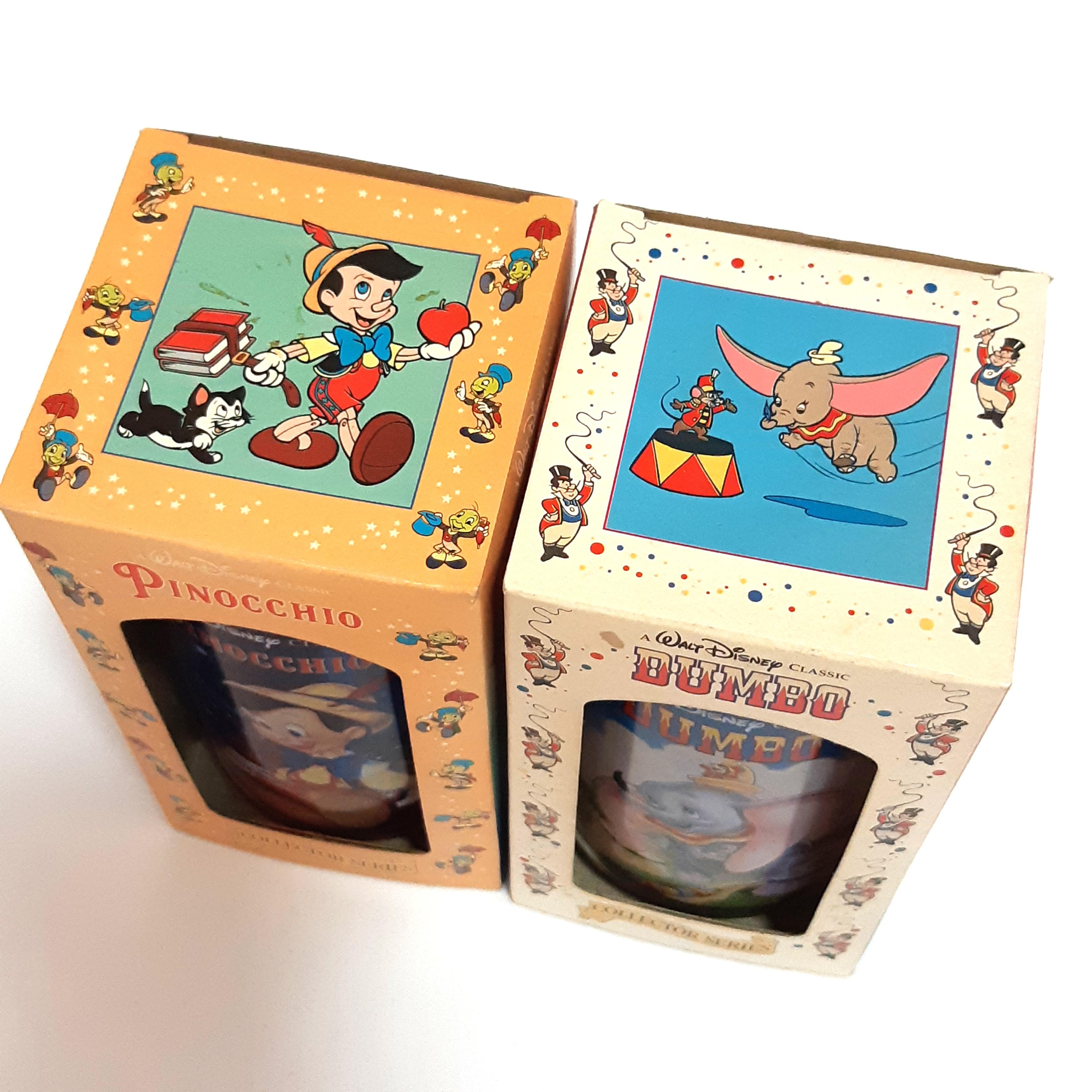 Pinocchio and Dumbo cups, Everything Else on Carousell