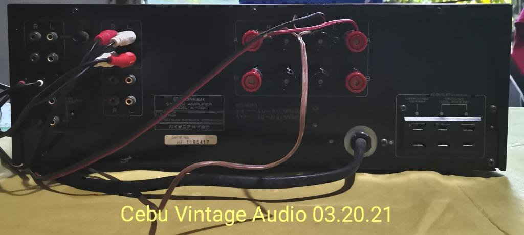 PIONEER STEREO INTEGRATED AMPLIFIER A-120D (1985), Audio, Soundbars ...
