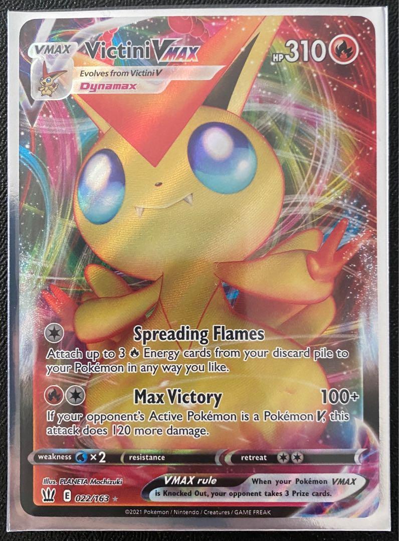 Pokemon TCG Battle Styles Victini Vmax 022/163, Hobbies & Toys, Toys ...