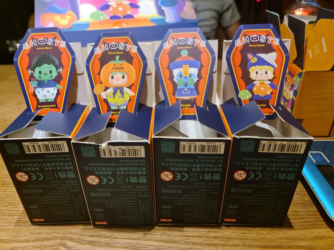 Pop mart sweet bean ghost series, Hobbies & Toys, Toys & Games on Carousell