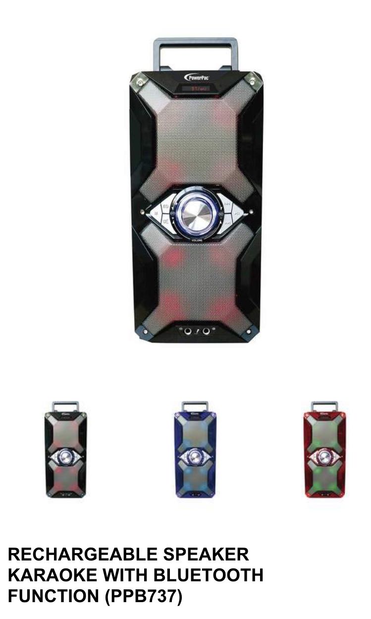 Power pax boom box rechargeable speaker, Audio, Other Audio Equipment ...