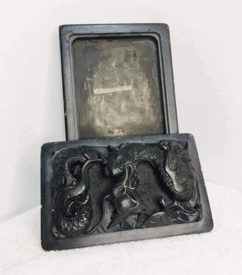 Rare Dragon Inkstone (Japanese Chinese Calligraphy), Hobbies & Toys ...